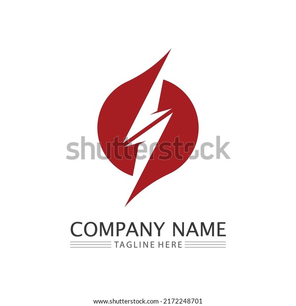 Power Vector Flash Logo Thunderbolt Icon Stock Vector (Royalty Free ...