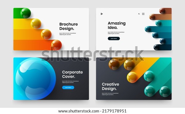 Premium Website Screen Design Vector Template Stock Vector (Royalty ...