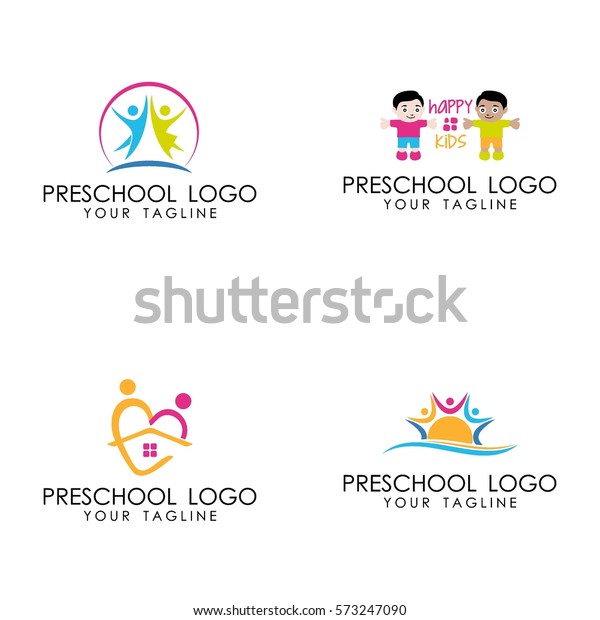Preschool Logo Vector 스톡 벡터(로열티 프리) 573247090 | Shutterstock