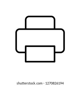 Print Symbol On Transparent Background Stock Vector (Royalty Free ...