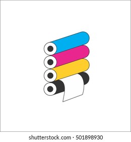 Printing Rollers Stock Vector (Royalty Free) 501898930 | Shutterstock