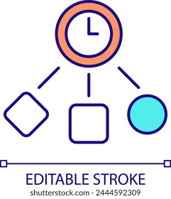 Prioritization Framework Rgb Color Icon Scheduling Stock Vector (Royalty Free) 2444592309 ...