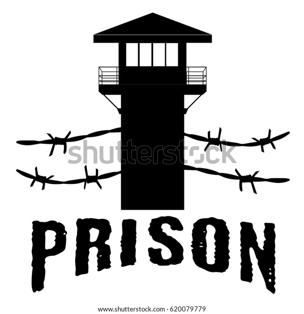 Prison Tower Silhouette