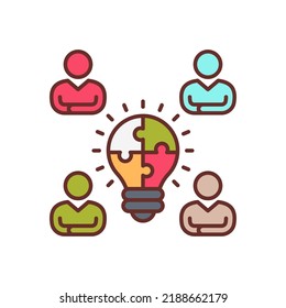 Problem Solving Icon Vector Logotype Stock Vector (Royalty Free ...