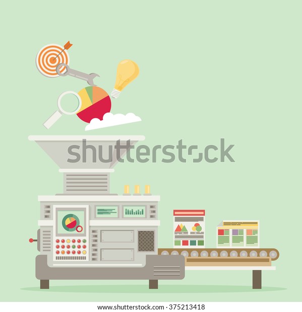 Process Creating Site Process Coding Programming Stock Vector Royalty 9086