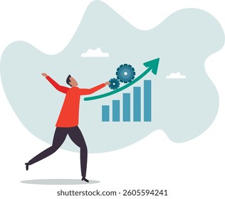 Data Collection Concept Businesspeople Capture Data Stock Vector ...