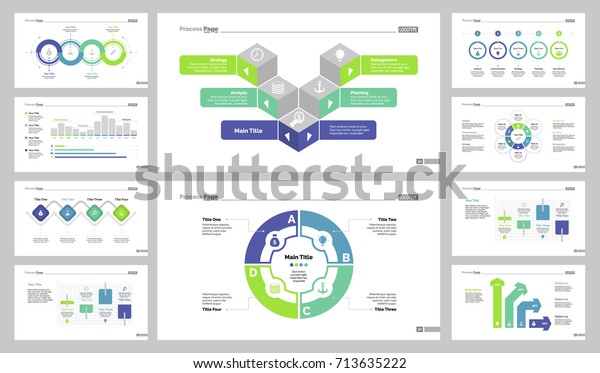 Process Page Design Set Stock Vector (Royalty Free) 713635222 ...