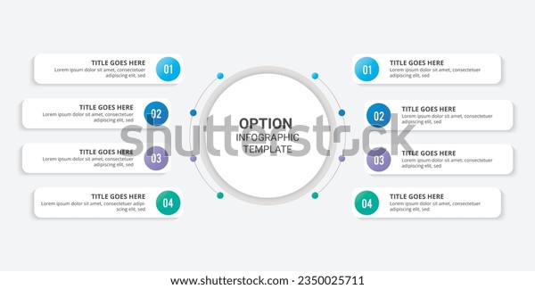 Process Workflow Comparison Chart Infographic Template: vetor stock ...