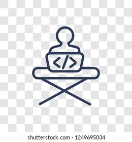 Programmer Icon Trendy Linear Programmer Logo Stock Vector (Royalty Free) 1249695034 | Shutterstock