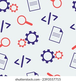 Programming Background Coding Seamless Pattern Software Stock Vector (Royalty Free) 2393557715 ...