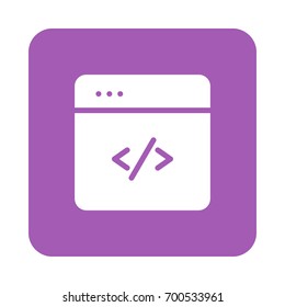 Coding Website Icon Stock Vector (Royalty Free) 717881113 | Shutterstock