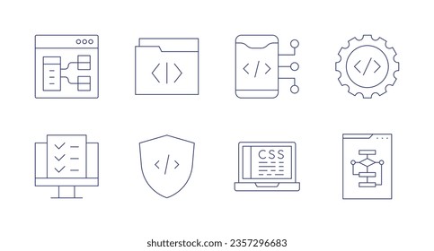 Website Icon Set Two Styles Duotone Stock Vector (Royalty Free ...