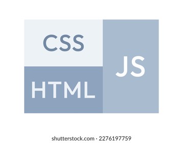 Programming Languages Website Building Semi Flat Stock Vector (Royalty Free) 2276197759 ...