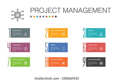 Business Infographic Icons Concept Diagram Vector Stock Vector (Royalty ...