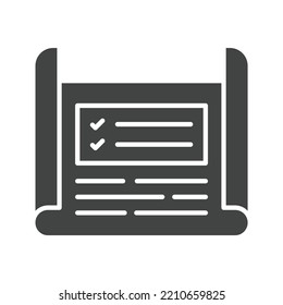 Project Plan Icon Vector Image Can Stock Vector (Royalty Free ...