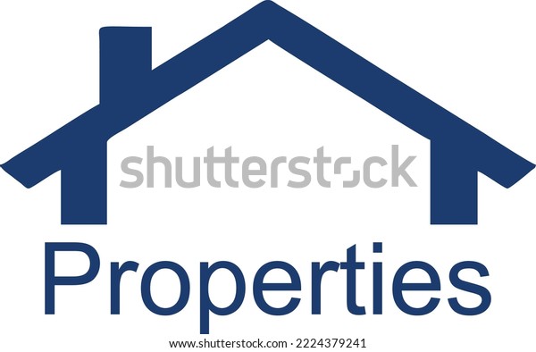 Properties Logo Design Layout Editable File Stock Vector (Royalty Free ...