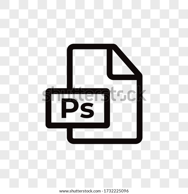 Ps File Icon Vector Ps Document Stock Vector (Royalty Free) 1732225096 ...