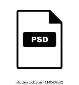 Psd File Format Stock Vector (Royalty Free) 1140439862 | Shutterstock