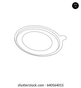 Pulloff Package Lid Vector Image Without Stock Vector (Royalty Free ...