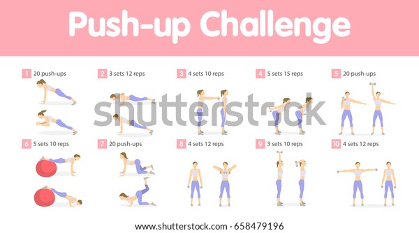 Push Challenge Stock Vector (Royalty Free) 658479196 | Shutterstock