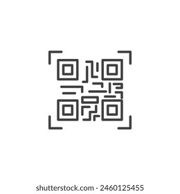 Qr Code Scan Icon Set Qr Stock Vector (Royalty Free) 2460125455 ...