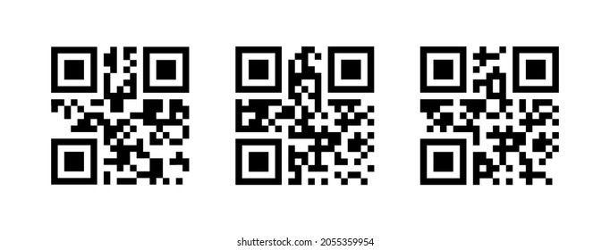 Qr Code Scan Icon Vector Illustration Stock Vector (Royalty Free ...