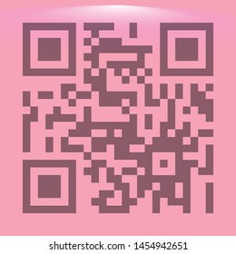 Qr Code Technology Binary Illustration Messagecoding Stock Vector ...