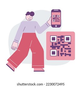 Qr Code Technology Modern Technology Vector Stock Vector (Royalty Free ...