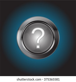 Question Mark Button Vector Illustration Stock Vector (Royalty Free ...