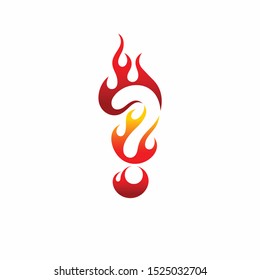 Hot Question Vector Logo Design Suitable Stock Vector (Royalty Free ...