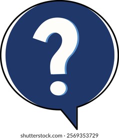 Question Mark Speech Bubble Vector Graphic Stock Vector (Royalty Free ...