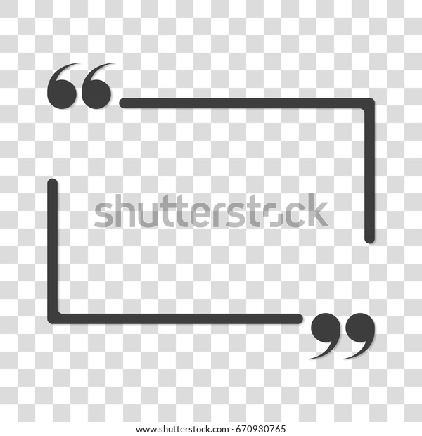 Quotes Stock Vector (Royalty Free) 670930765 | Shutterstock