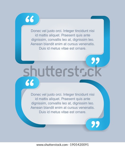 4,066 Quotation Marks Blue Images, Stock Photos, 3D objects, & Vectors ...