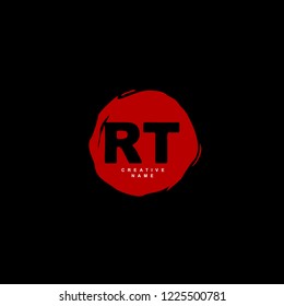R T Rt Initial Logo Template Stock Vector (Royalty Free) 1225500781 ...