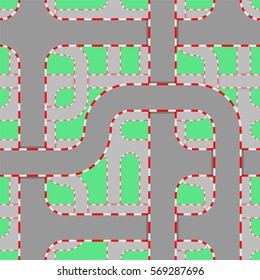 Race Track Background Tileable Illustration That Stock Vector (Royalty ...