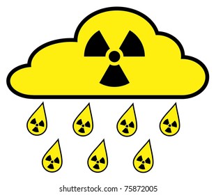 Radioactive Fallout Stock Vector (Royalty Free) 75872005 | Shutterstock