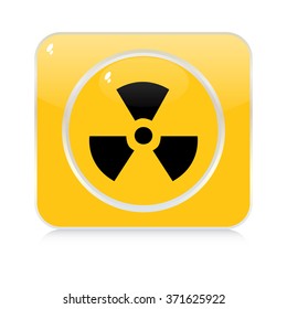 Radioactivity Button Stock Vector (Royalty Free) 35734018 | Shutterstock