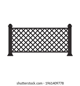 Railing Vector Railing On White Background Stock Vector (Royalty Free ...