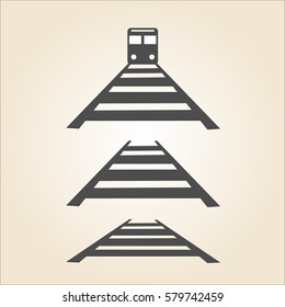 Rails Vector Icon Stock Vector (Royalty Free) 579742459 | Shutterstock
