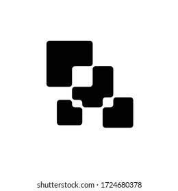 Rainbow Square Vector Icon Symbol Stock Vector (Royalty Free ...
