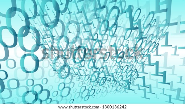 Random Binary Code Abstract Concept Stock Vector (Royalty Free ...