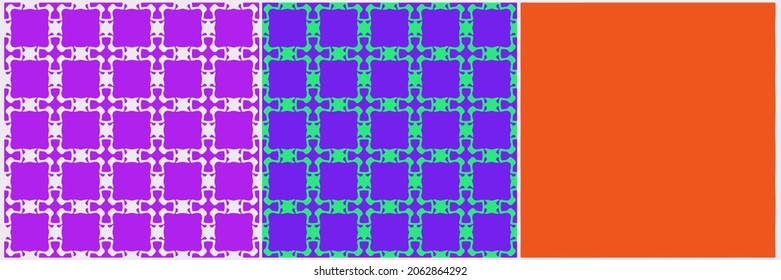 Raster Pattern Symmetrical Elements Modern Stylish Stock Vector ...