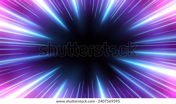 Rays Zoom Motion Effect Light Color Stock Vector (Royalty Free ...
