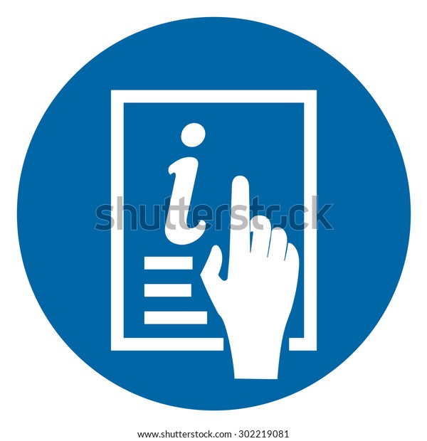 Read Instructions Symbol Vector Icon Stock Vector (Royalty Free ...