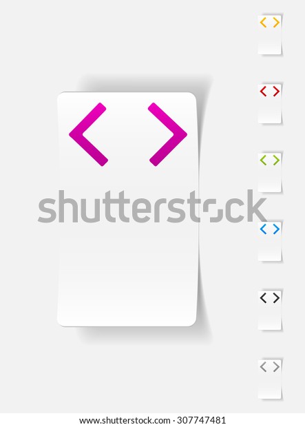 Realistic Design Element Programming Stock Vector (Royalty Free ...