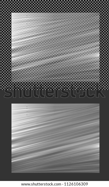 Realistic Transparent Vector Plastic Wrapper Stock Vector (Royalty Free ...