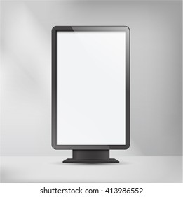 Realistic Vector Light Box Template Vector Stock Vector (Royalty Free ...