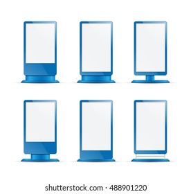 Realistic Vector Set Light Box Template Stock Vector (Royalty Free ...