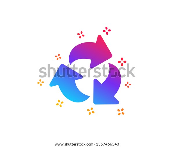Recycle Arrow Icon Recycling Waste Symbol Stock Vector (Royalty Free ...