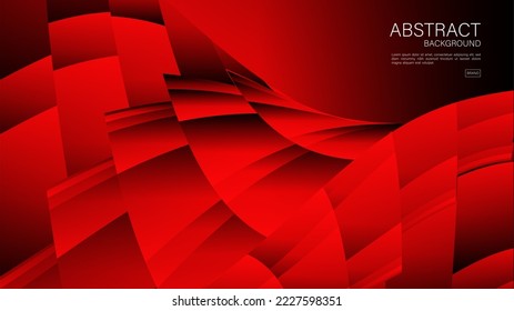 Red Abstract Background Polygon Vector Geometric Stock Vector (Royalty Free) 2227598351 ...